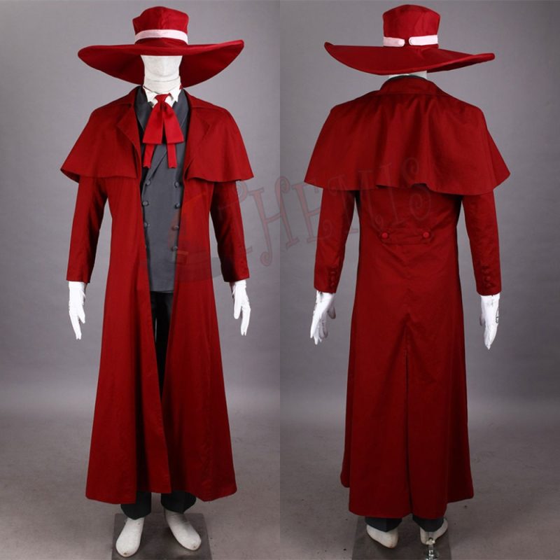 High Cotton Hellsing Alucard Vampire Hunter Cosplay Costume Long Coat ...