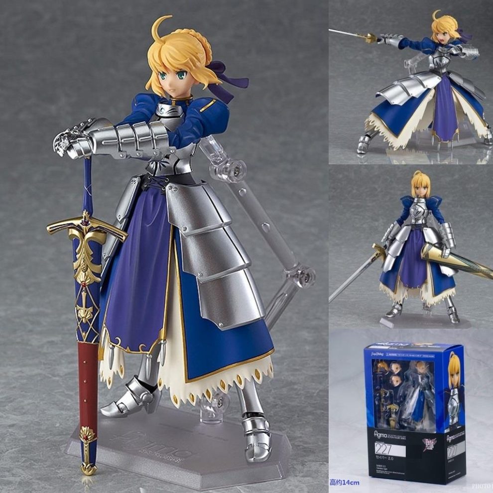 Fate Stay Night Saber Figma 227 Anime Pvc Collectible Action Figure ...
