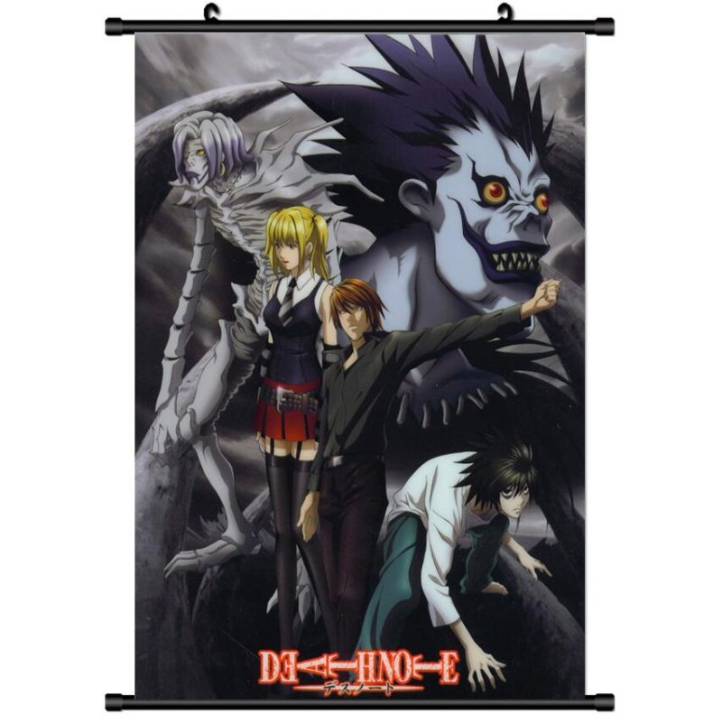 Death Note Anime Poster 30x45cm Japanese Cosplay Wall Scroll Decor ...