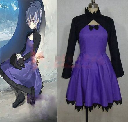 Custom Sized Yin Cosplay Costume From Darker Than Black Anime Series ...