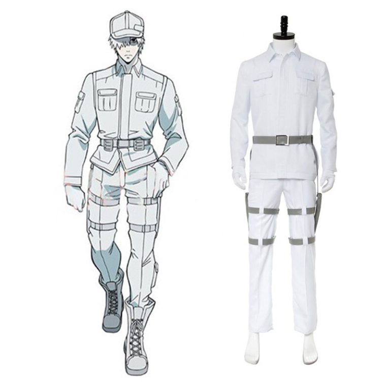 Cells At Work Anime Cosplay Costume Hataraku Saibou White Blood Cell ...