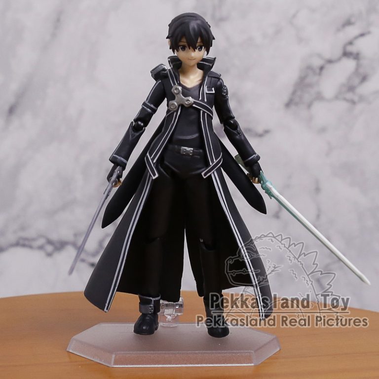 Sword Art Online Anime Pvc Action Figures Kirito Asuna Shino Figma ...