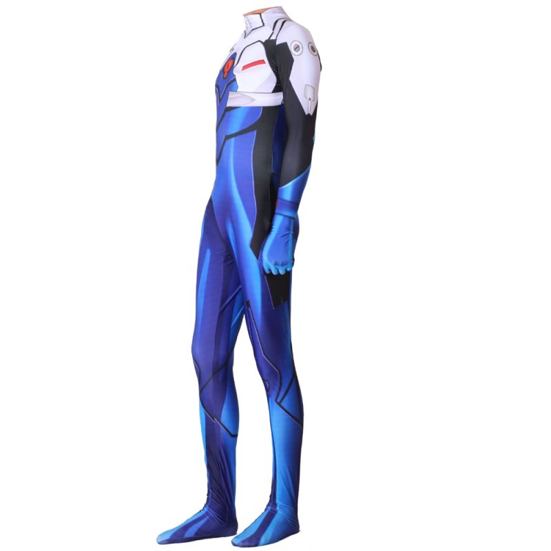 Neon Genesis Evangelion Shinji Ikari Zentai Cosplay Bodysuit Jumpsuit ...